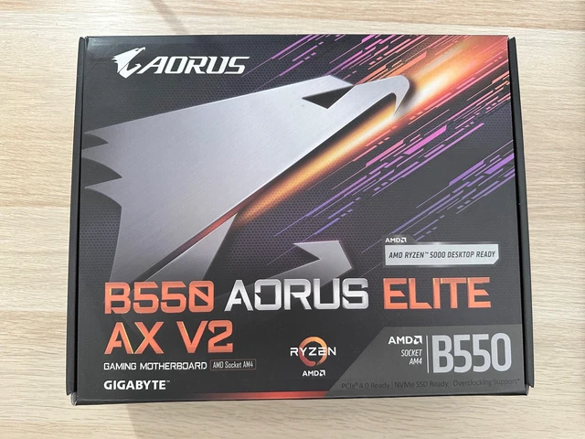 GIGABYTE B550 AORUS Elite AX V2 Gaming Motherboard Ryzen, AMD, Socket ...