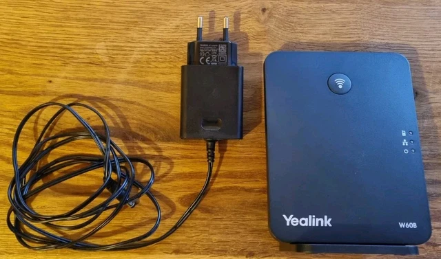 YEALINK W60B DECT IP Base Station Phone Telefon Festnetz Netzteil ...
