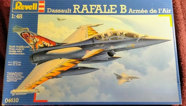 REVELL 1:48 DASSAULT RAFALE B Armee de l'Air Fighter Model Kit #04610 ...