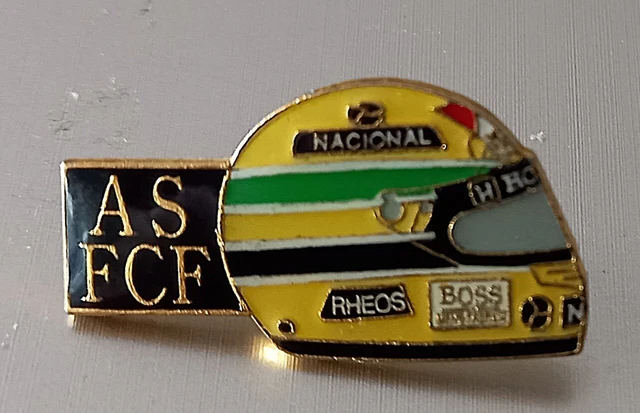 PIN'S CASQUE F1 Pilote Ayrton Senna Boss Nacional EUR 9,90 - PicClick FR