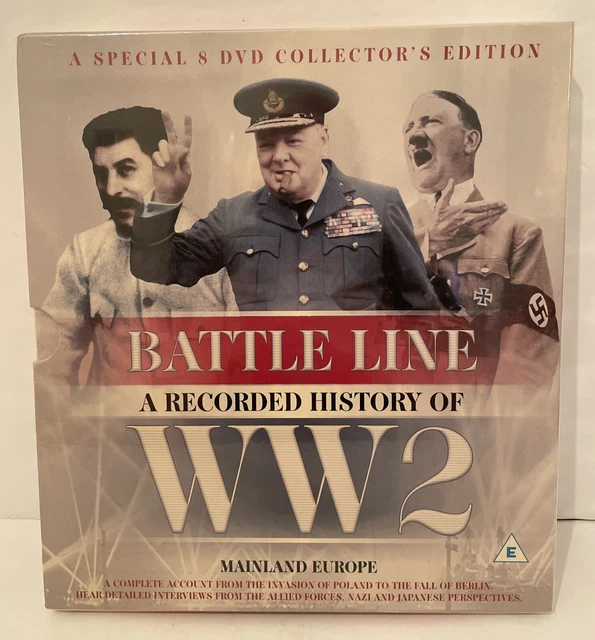 BATTLE LINE A Recorded History of WW2 Mainland Europe - 8 DVD Set Brand ...