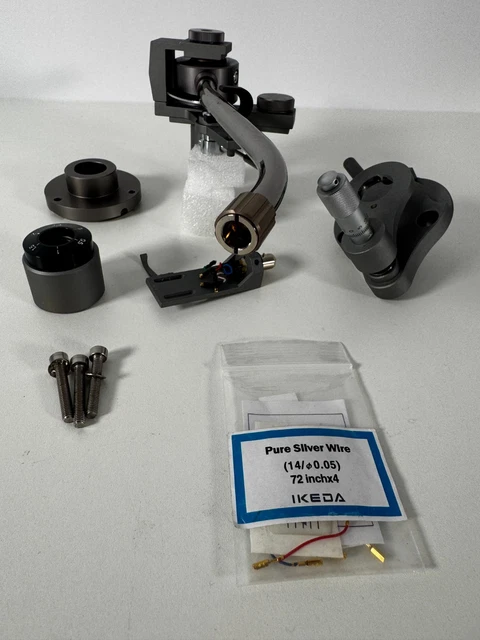 JELCO 750D WITH Ikeda rewire - Headshell, VTA & Mounting Plate - RRP £ ...
