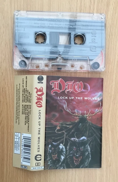 🌟DIO🌟CASSETTE ALBUM🌟LOCK UP The Wolves🌟Hard Rock🌟Heavy Metal🌟Uk🇬🇧Seller ...