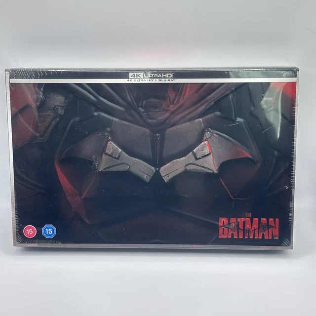 THE BATMAN - 4K UHD + Blu Ray - Limited Double Steelbook Batarang Edition - New £49.99 - PicClick UK