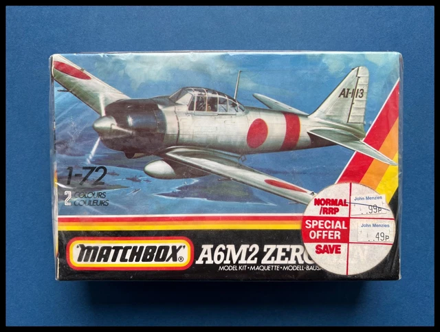 MATCHBOX MITSUBISHI ZERO 1:72 Model Kit £49.95 - PicClick UK