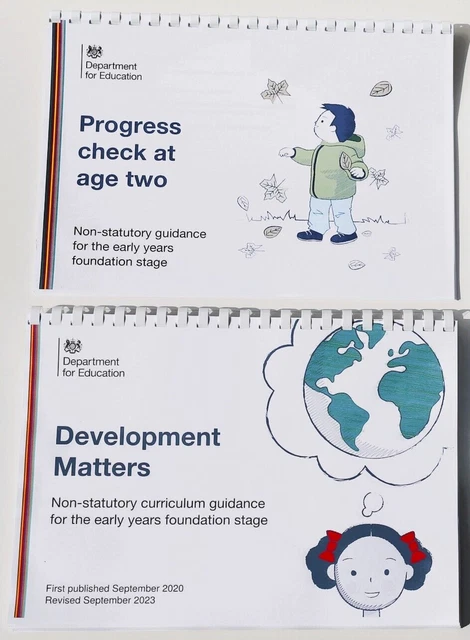 EYFS 2 X Early Years 2023 Development Matters & 2022 Progress Check At ...