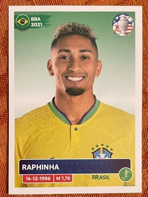 FIGURINA/STICKER PANINI RAPHINHA Brazil Copa America USA 2024 #BRA19 ...
