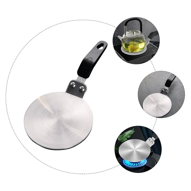 INDUCTION HOB PLATE Adaptor Gas Stove Heat Transfer Disc Diffuser £25. ...