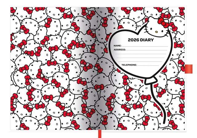 PYRAMID SANRIO: HELLO Kitty 2026 A5 Dtp Diary (Sr2402888) NEW $29.17 ...