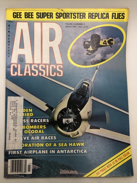AIR CLASSICS AVIATION Aircraft Airplane Magazine March 1979 £13.05 ...