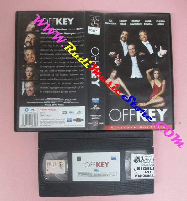 VHS FILM OFF KEY 2002 Joe Mantegna Claudia Gerini Anna Galiena EAGLE ...