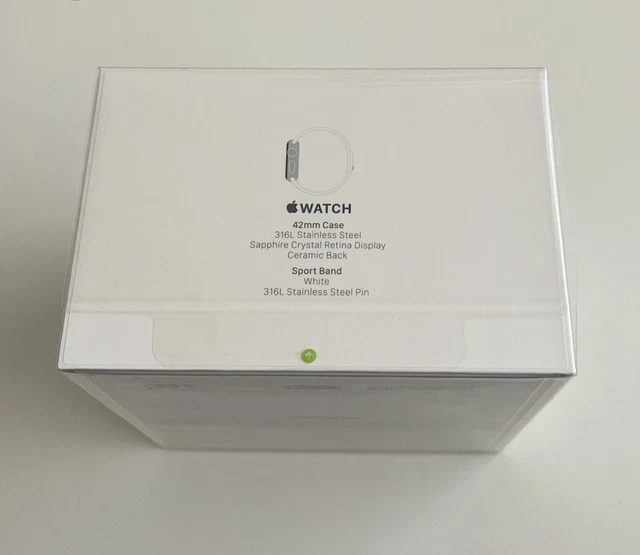 NEW SEALED OLD Stock Apple Watch 1st Generation 42mm - Series (0 ...