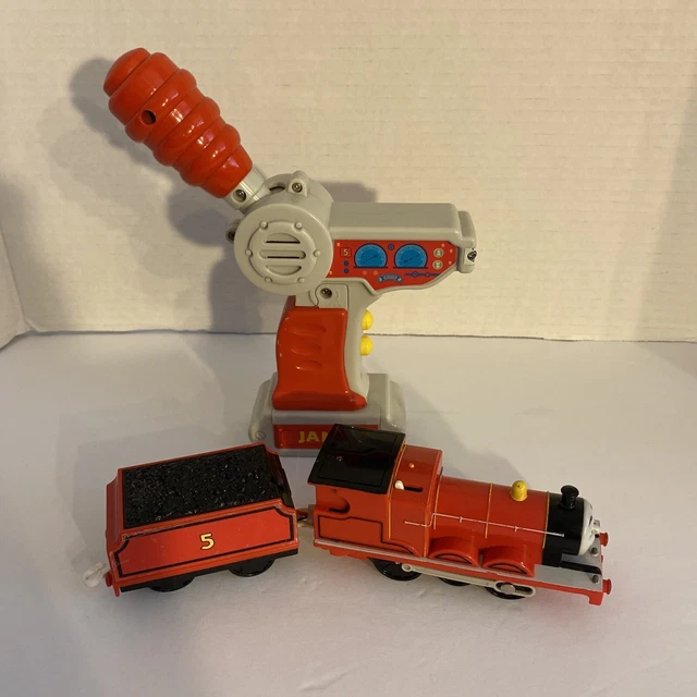 THOMAS & FRIENDS Trackmaster R/C JAMES Motorized Train REMOTE CONTROL ...