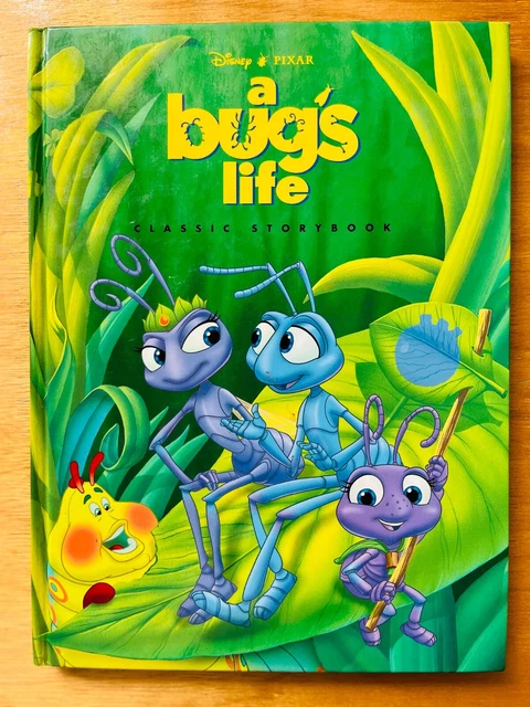 DISNEY PIXAR A Bug's Life Classic Storybook Hardcover Movie Picture ...
