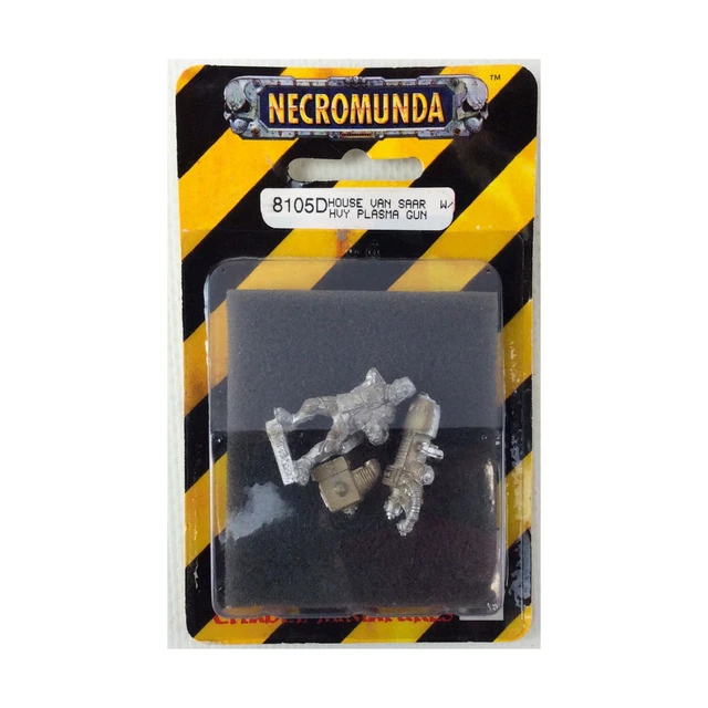 GAMES WORKSHOP NECROMUNDA House van Saar Heavy Plasma Gun Pack New £33. ...