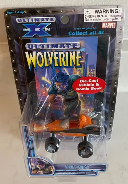 Rare Ultimate Wolverine Mini Comic With Die Cast Toy Unopened Cvs