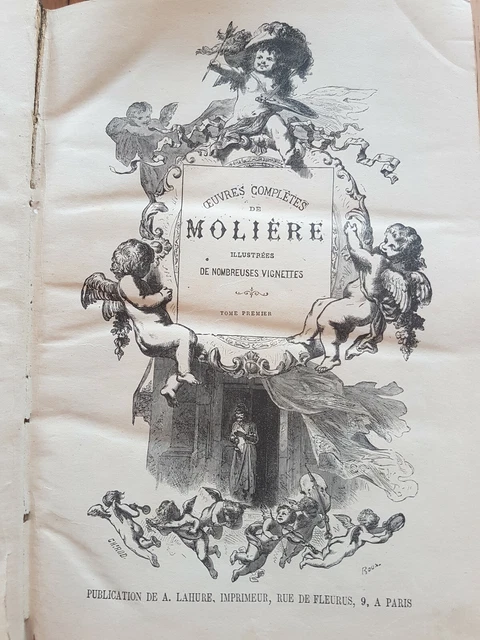 LIVRE OEUVRES COMPLÈTES de Molière, Tome premier EUR 15,00 - PicClick FR
