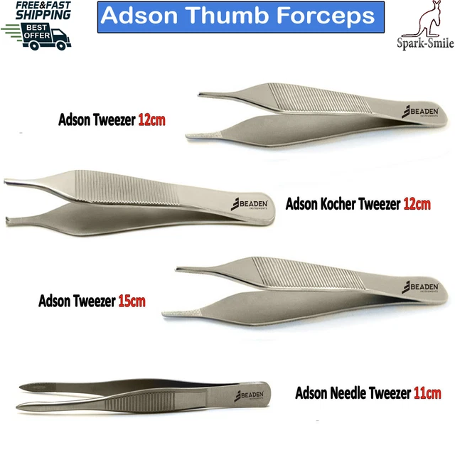 ADSON TISSUE FORCEP Surgical Thumb Forceps Serrated Tip Medical ...
