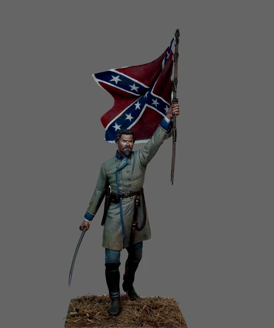 CONFEDERATE COLONEL AMERICAN civil war in 54mm £28.20 - PicClick UK