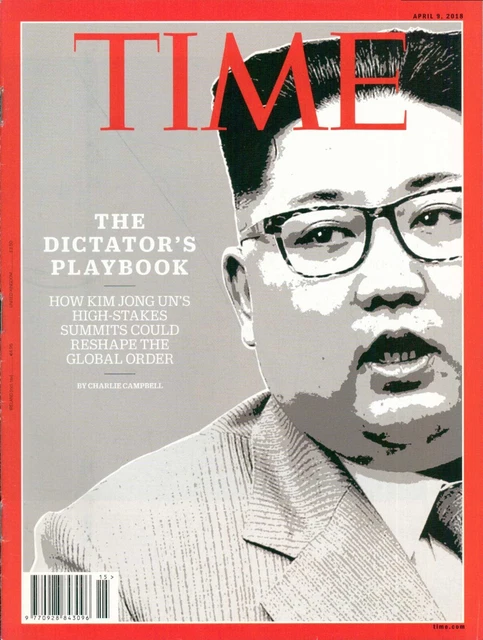 TIME MAGAZINE DICTATOR Playbook Kim Jong Un North Korea Apr 9 2018 NEUF ...