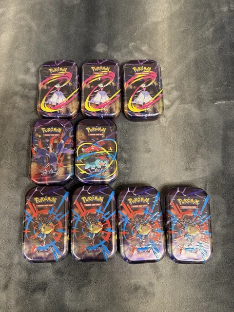 POKÉMON TCG MEGA Evolution Mini Tins x9 Brand New Sealed £146.28 ...