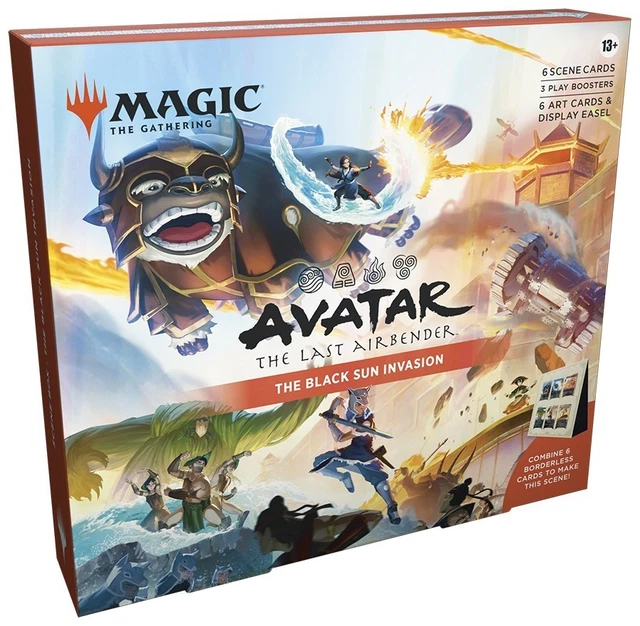 MTG AVATAR: THE Last Airbender Scene Box Black Sun Invasion PREORDER ...