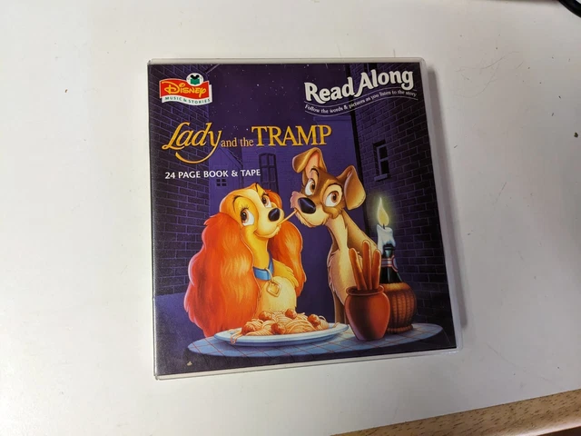 LADY AND TRAMP read along cassette and story book vintage collectable ...