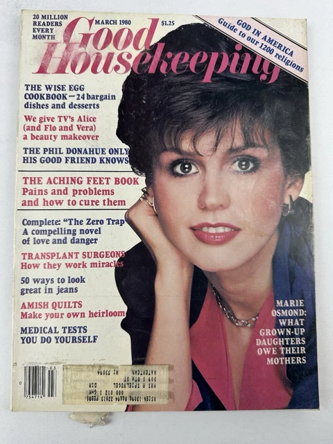 GOOD HOUSEKEEPING MARIE Osmond Phil Donahue March 1980 £10.44 - PicClick UK