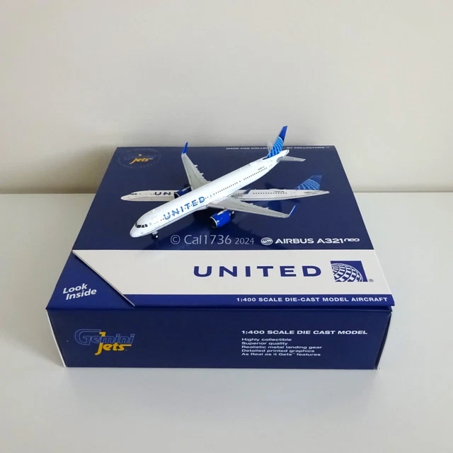 GEMINI JETS 1:400 United Airlines Airbus A321neo N44501 GJUAL2245 £42. ...