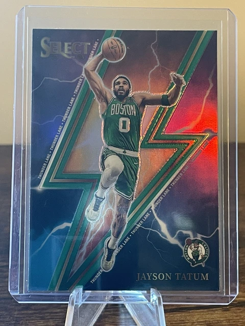 2023-24 PANINI SELECT Jayson Tatum Thunder Lane verde Prizm Boston Celtics EUR 6,73 - PicClick IT