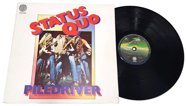 STATUS QUO &PILEDRIVER& HARD ROCK 1974 Aust Press Excellent Vinyl LP ...