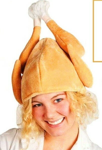 EASTER ROASTED TURKEY Chicken Dinner Hat Costume Fancy Dress Funny ...