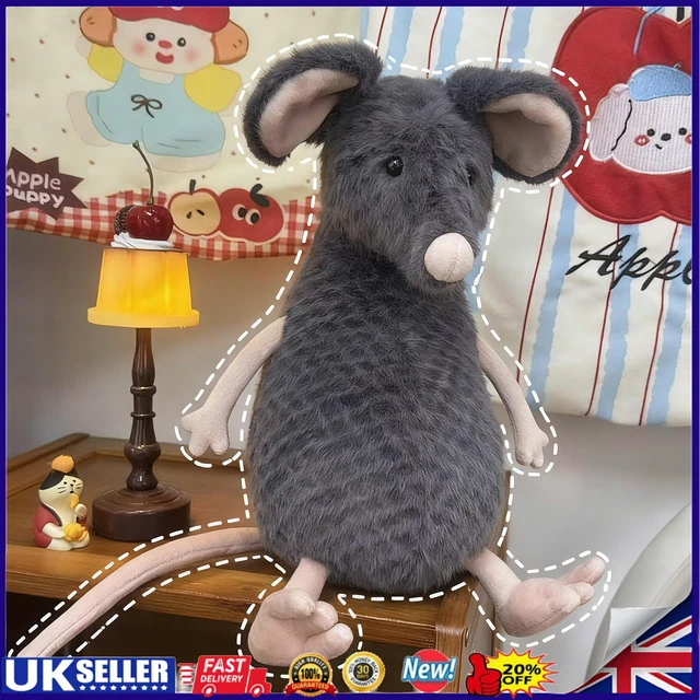 2025 NEW SAD Rat Small Plush Toy 27cm (10.6in) Soft Stuffed Animal £15. ...