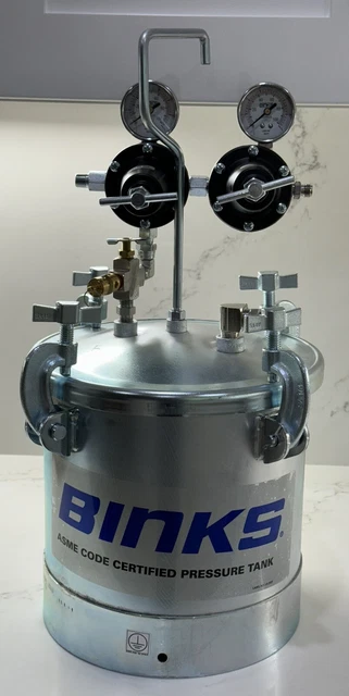 BINKS PAINT POT- Pressure Tank, 2.8 Gallon Yr. 2022 (New Open Box) $700 ...