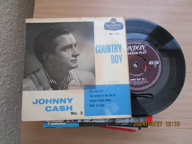 JOHNNY CASH=COUNTRY BOY No.2 E.p. P/C Vg+ £8.50 - PicClick UK