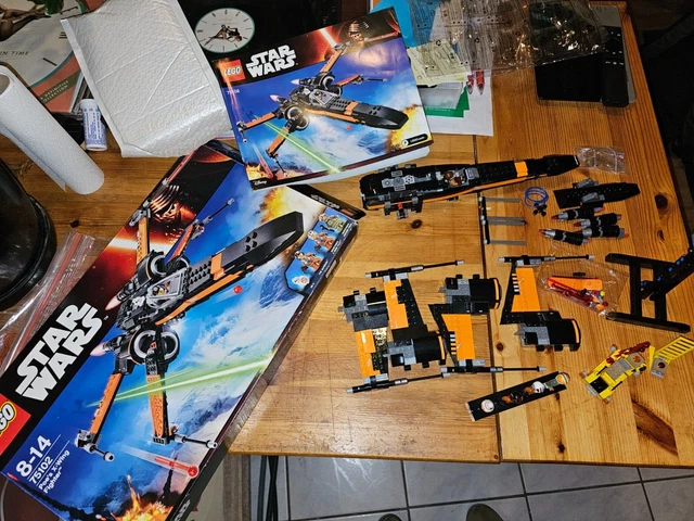LEGO 75102 POE'S X-Wing Fighter Complet + Supports & figurine sup EUR ...