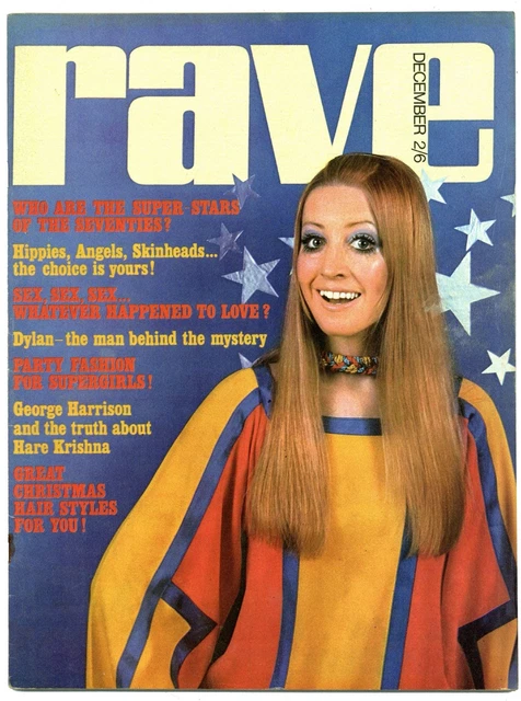 RAVE MAGAZINE DECEMBER 1969 Skinheads Hells Angels Bob Dylan The ...