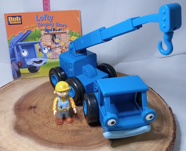 BOB THE BUILDER 'Lofty The Blue Crane' Toy Vehicle Lw198 Original Figure & Book £14.95 - PicClick UK