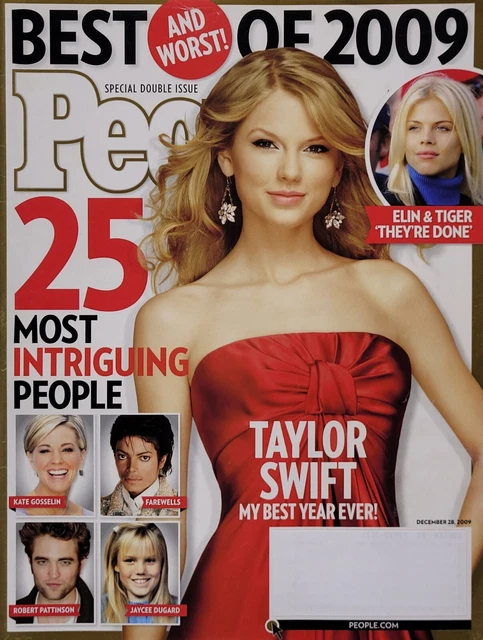 TAYLOR SWIFT / JENNIFER ANISTON 25 MOST INTRIGUING 2009 PEOPLE Magazine ...