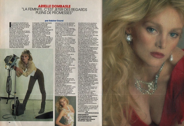 COUPURE DE PRESSE Clipping 1984 Arielle Dombasle (2 pages) EUR 5,00 - PicClick FR