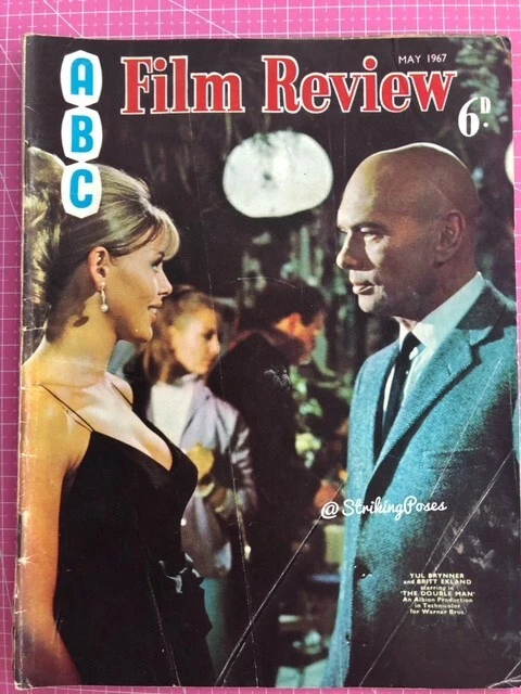 ABC FILM REVIEW Magazine May 1967 Yul Brynner Britt Ekland David ...