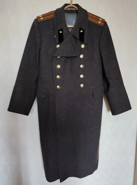 SOVIET MILITARY UNIFORM OVERCOAT of LIEUTENANT COLONEL SIGNAL TROOPS ...