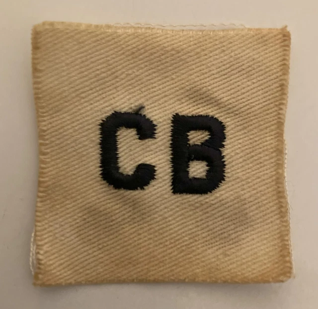 ORIGINAL WWII US Navy Seabees Specialty Mark Cuff Patch EMBROIDERED £24 ...