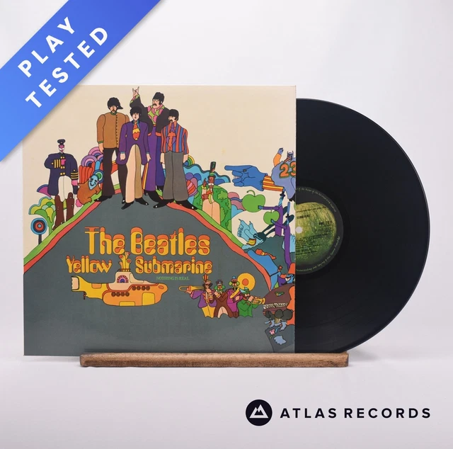THE BEATLES YELLOW Submarine -1 -1 First Press LP Album Vinyl Record ...