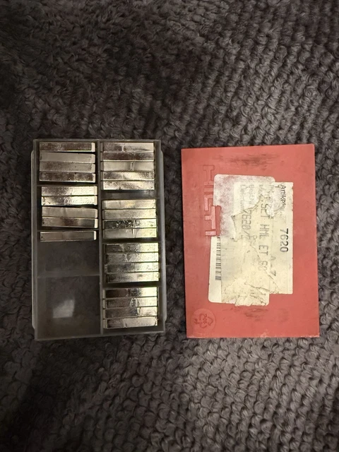 HILTI MARKING LETTERS 5.6/10 A-Z FULL SET. DX 462 HM £414.72 - PicClick UK