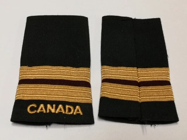 CANADIAN ARMED FORCES Dark Green Rank Epaulets Medical - Captain $9.99 ...