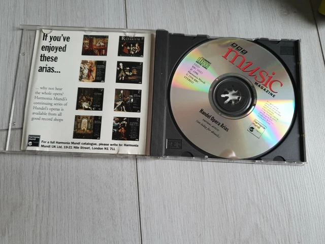 HANDEL: OPERA ARIAS on HARMONIA MUNDI - BBC Music Mag CD (1996) £3.50 ...