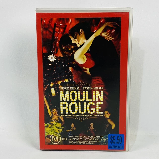 Moulin Rouge Vhs 2001 20th Century Fox Big Box Ex Rental Video Nicole