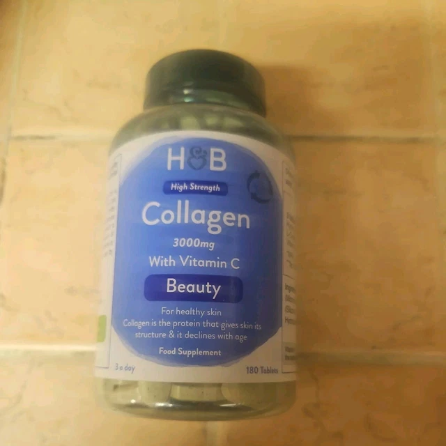 HOLLAND & BARRETT Bovine Collagen Tablet 3000mg 180 Tablets £19.56 ...