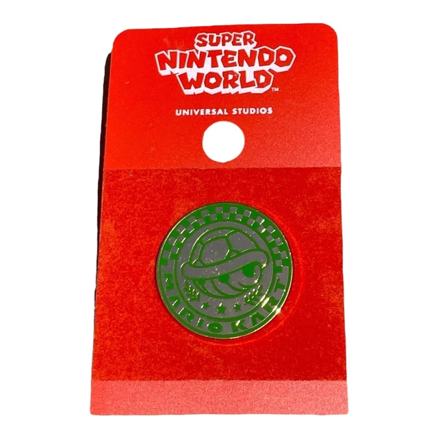 UNIVERSAL STUDIOS HOLLYWOOD Super Nintendo World Crown Race Icon Pin £ ...